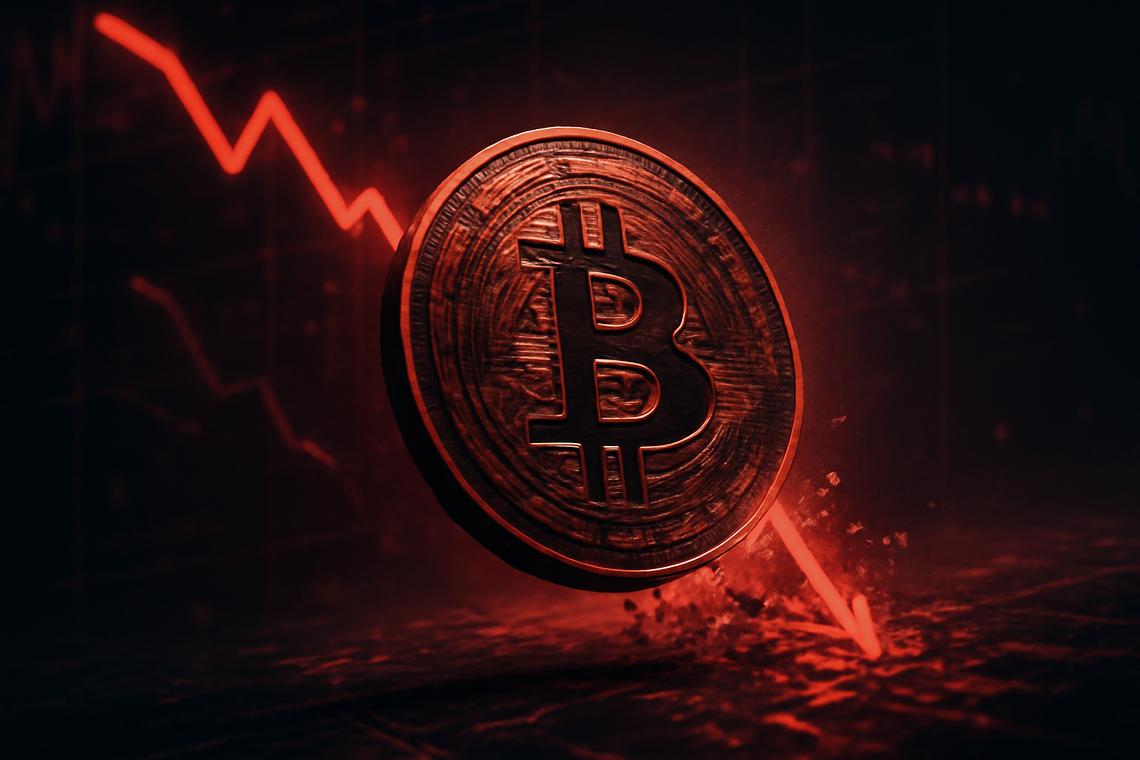 Bitcoin-Preis fällt, BTC sinkt und Bärenanalyse